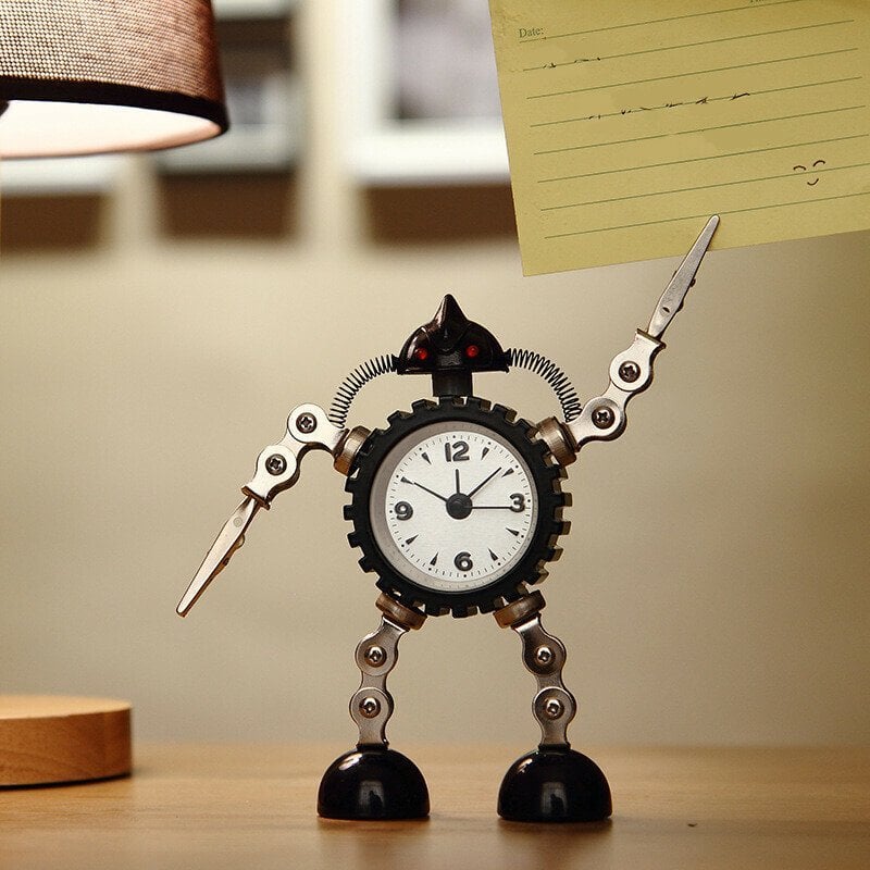 Creative robot alarm clock