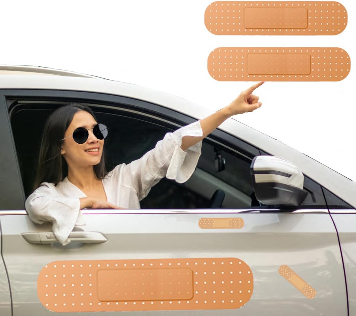 Car Scratch Band-aid Sticker Art