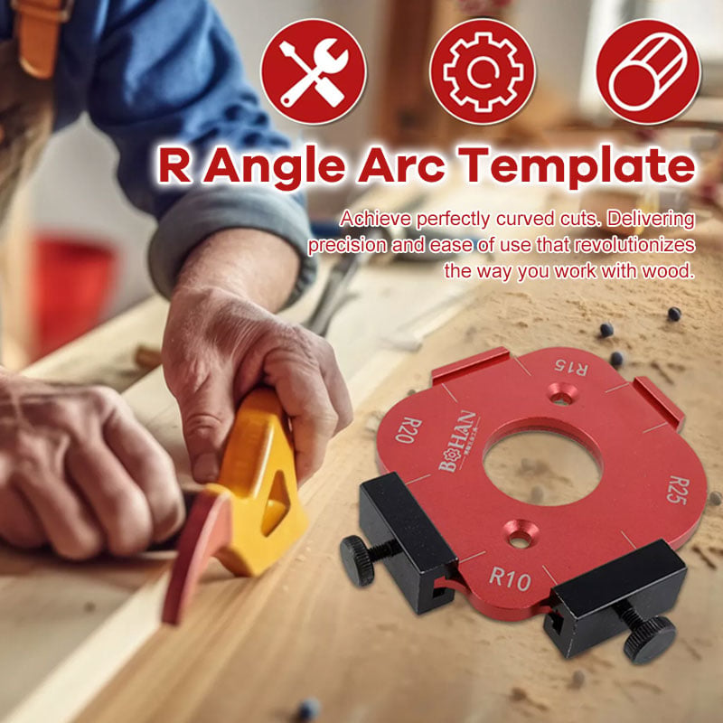 4-in-1 Trimmer Cutting R Angle Arc Template