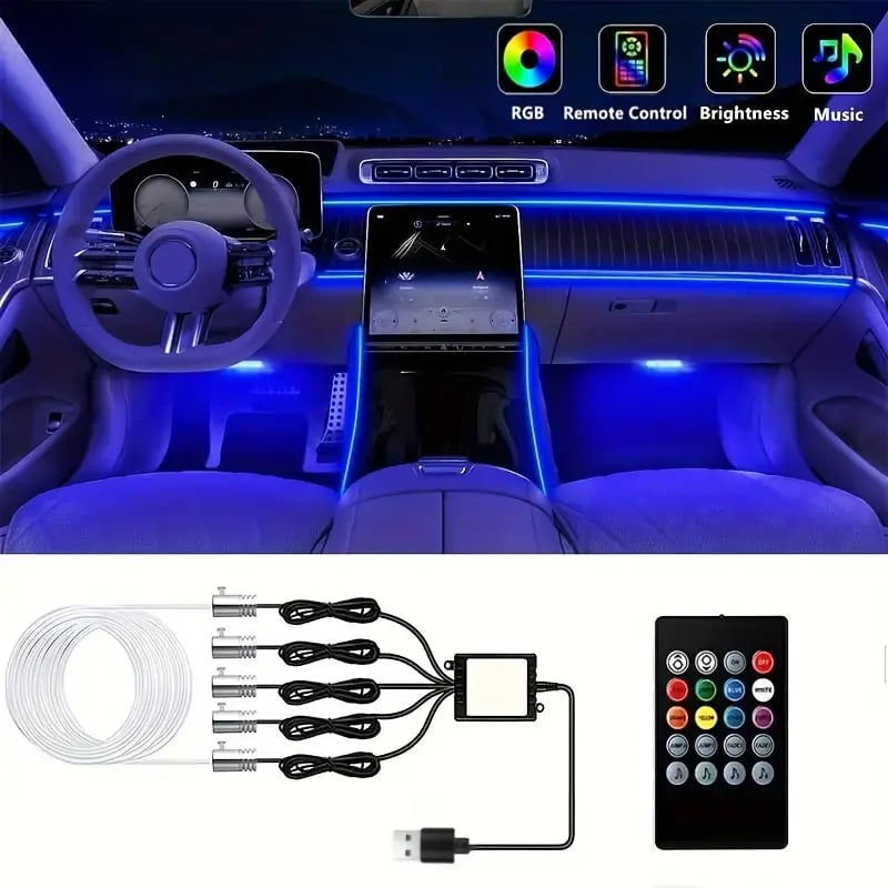 Multi-Color Car Ambient Lighting