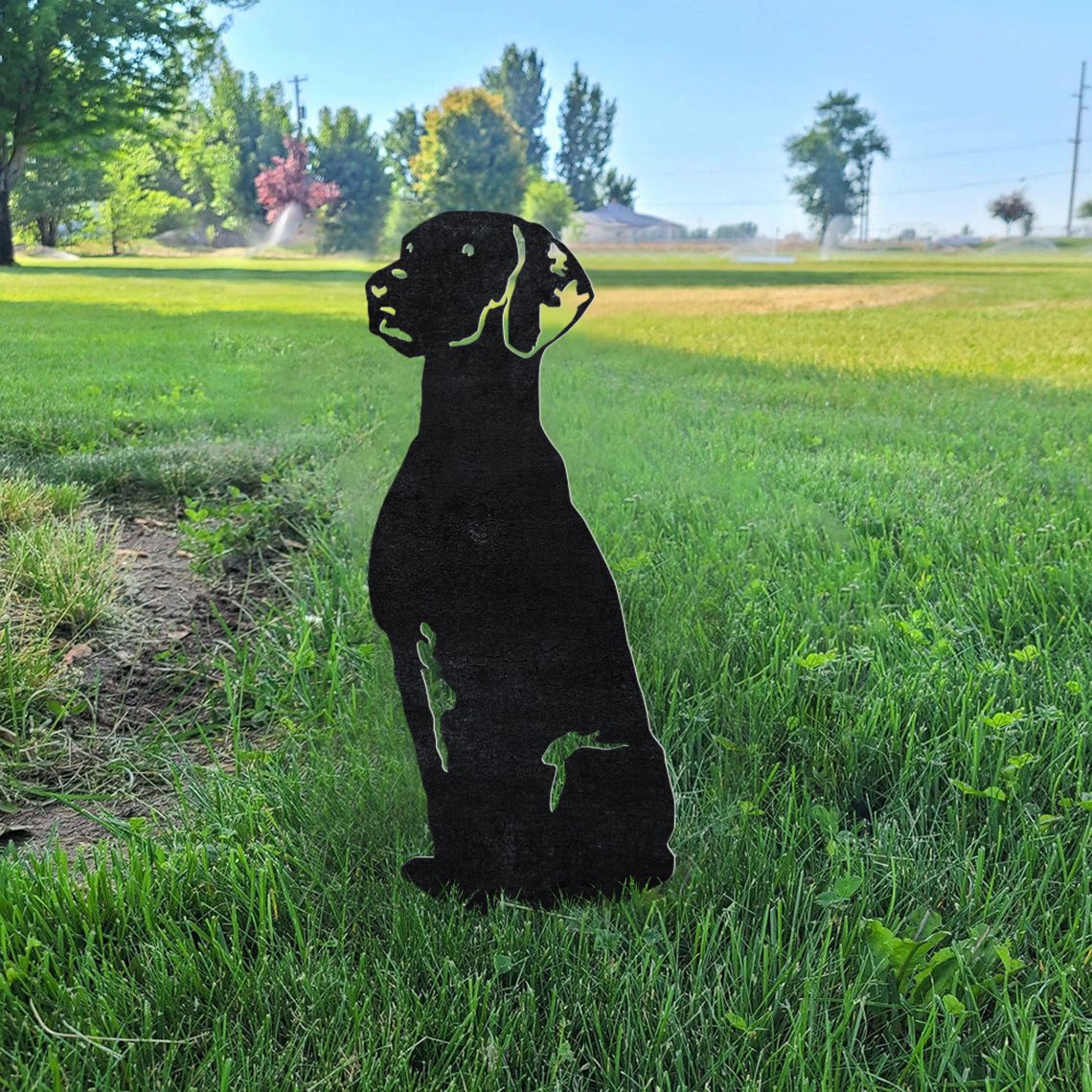 Rhodesian Ridgeback Metal Dog Silhouette