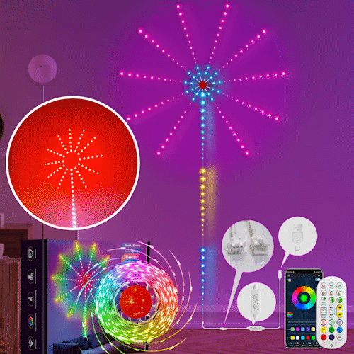 Smart RGB Firework LED Lights
